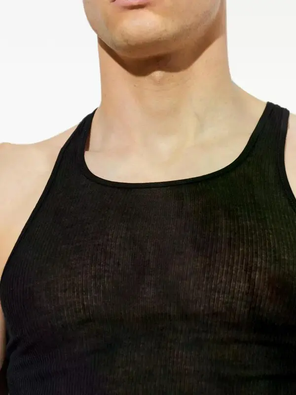 Rick Owens Ribbed Racerback T-shirt