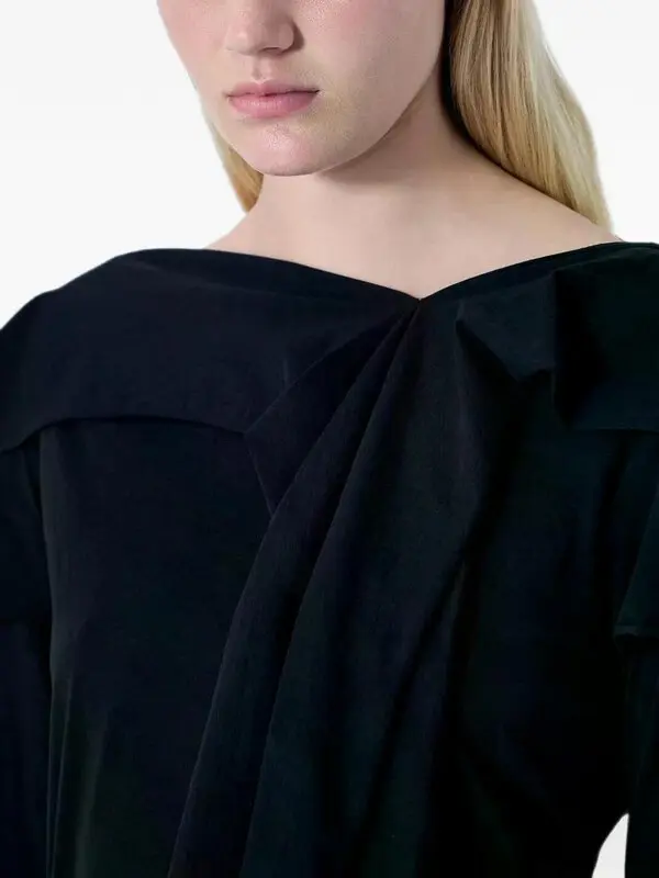 Yohji Yamamoto Long-sleeve Blouse With Layered Detailing