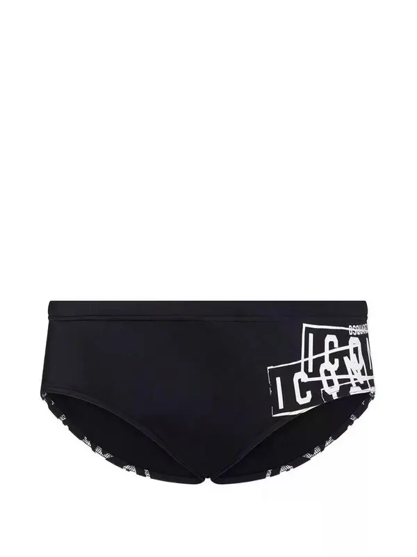 Dsquared2 Icon Logo Swim Briefs - Black