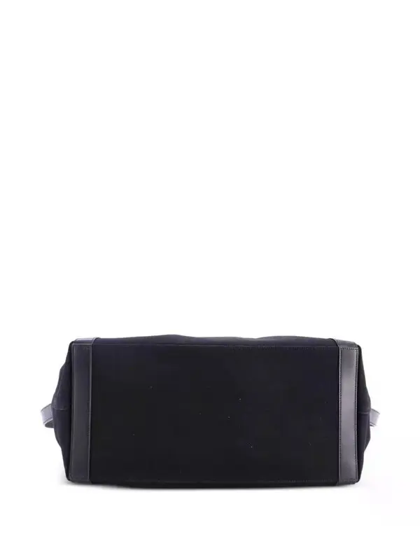 Saint Laurent Rive Gauche Embroidered Canvas Handbag