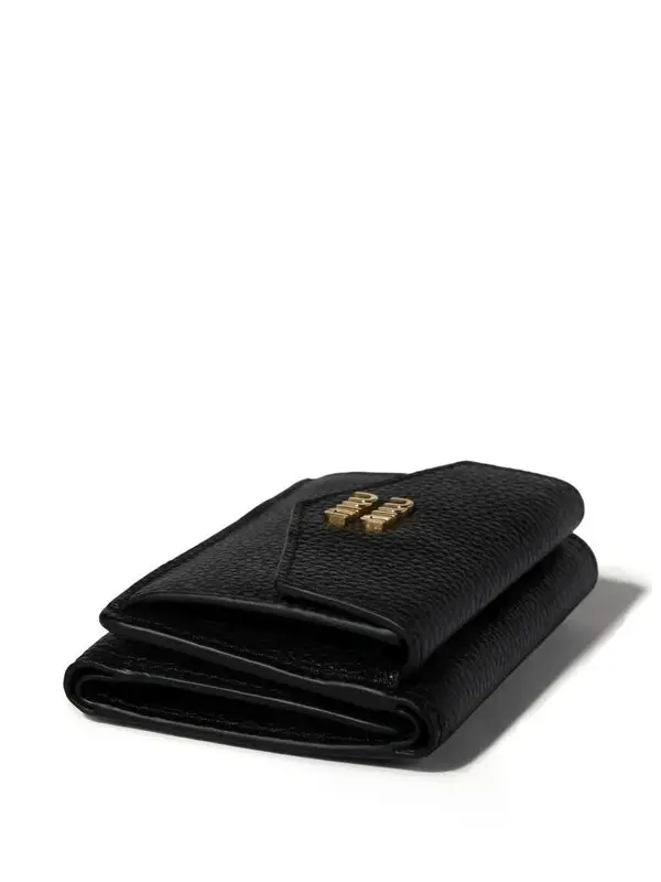 Miu Miu Small Logo-plaque Leather Wallet