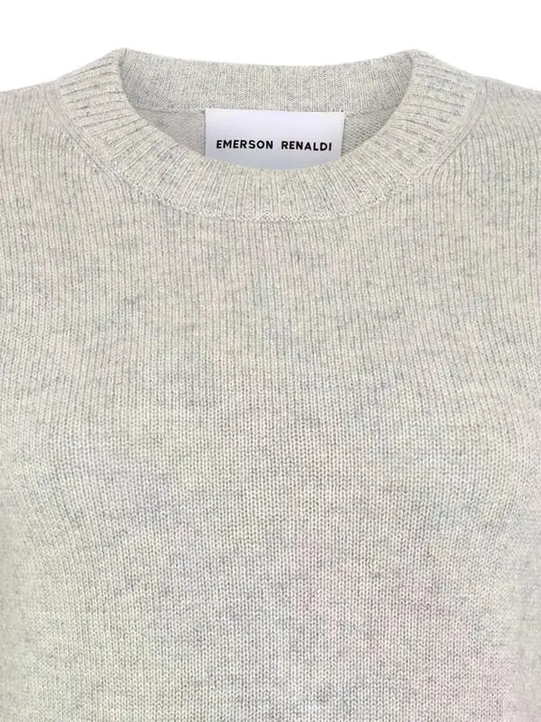 EMERSON RENALDI Short Sleeve Crew Neck Sweater