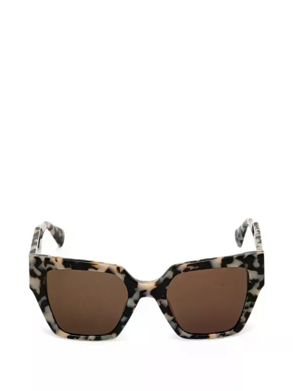 ALLSAINTS Tortoiseshell-effect Square-frame Sunglasses - Neutrals