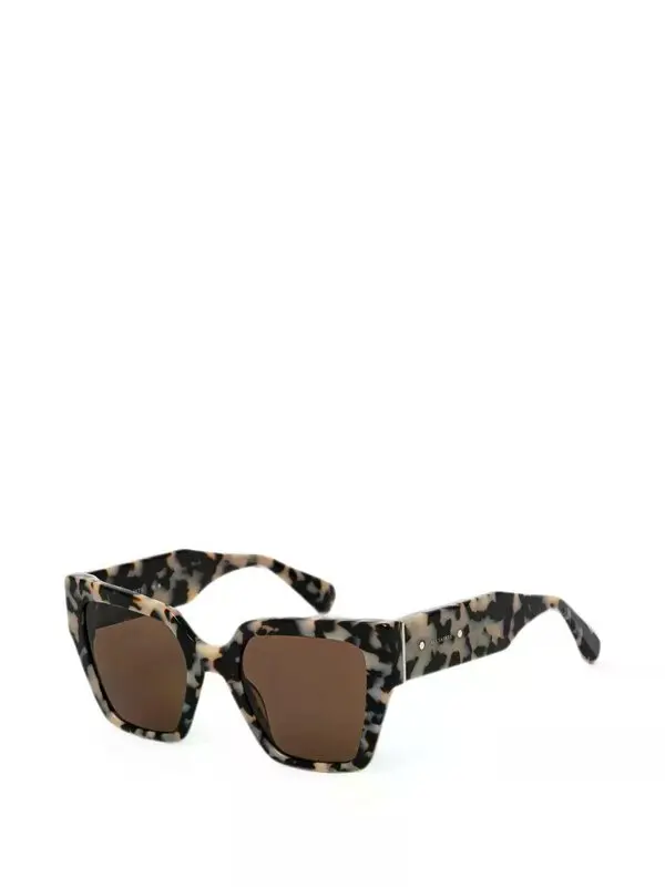 ALLSAINTS Tortoiseshell-effect Square-frame Sunglasses