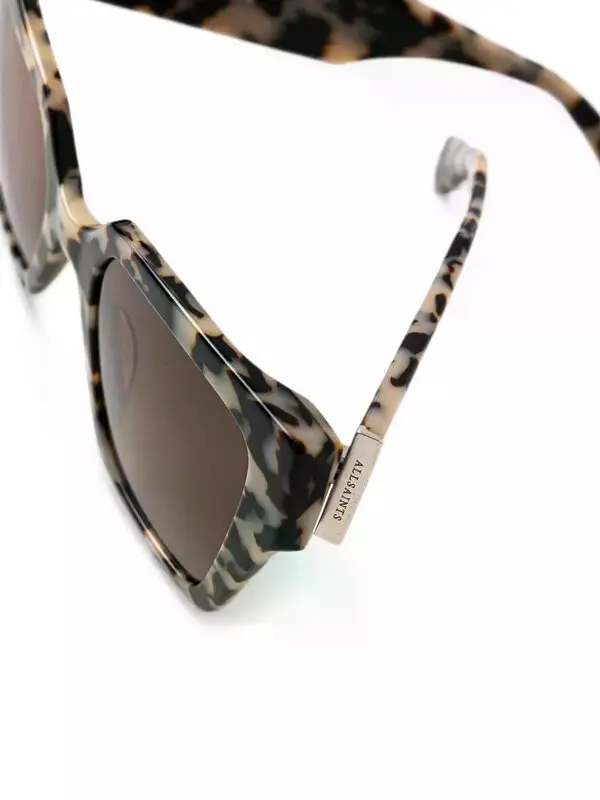 ALLSAINTS Tortoiseshell-effect Square-frame Sunglasses