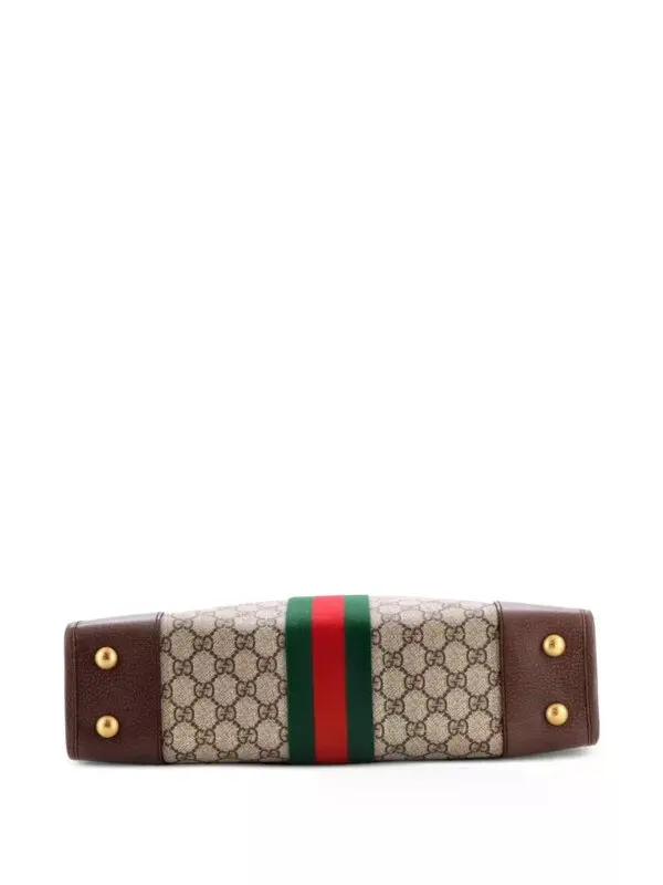 Gucci Ophidia Cut Out Handle Gg Coated Canvas Medium Tote Bag