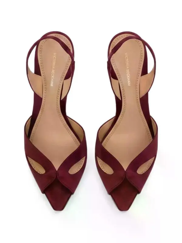 Victoria Beckham Harlow Mask Heeled Sandals - Red