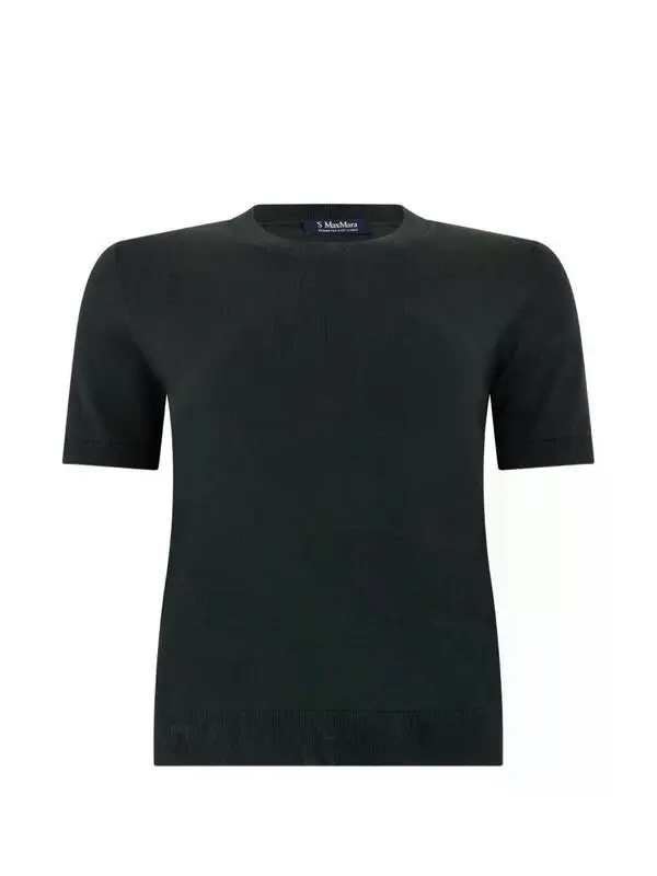 Max Mara Short Sleeve Knit T-shirt - Blue
