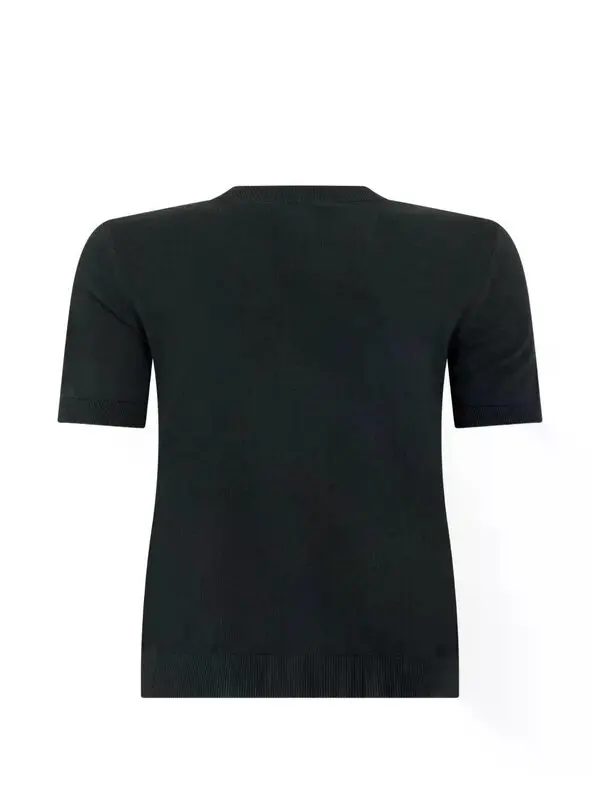 Max Mara Short Sleeve Knit T-shirt - Blue