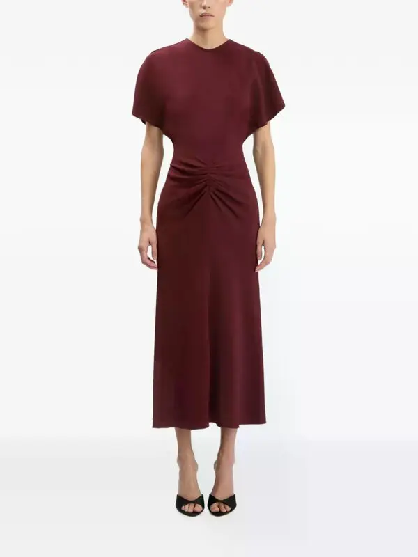 Victoria Beckham Midi Dress - Red