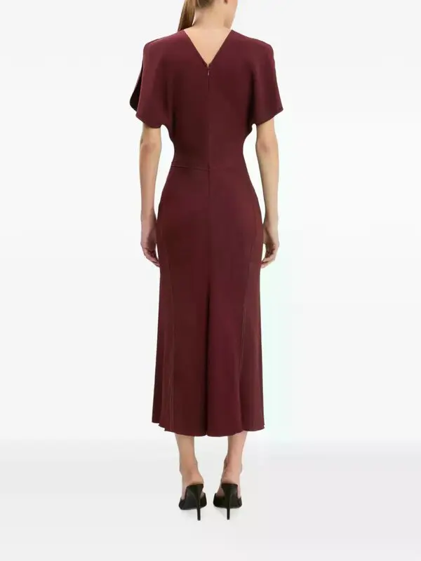 Victoria Beckham Midi Dress - Red