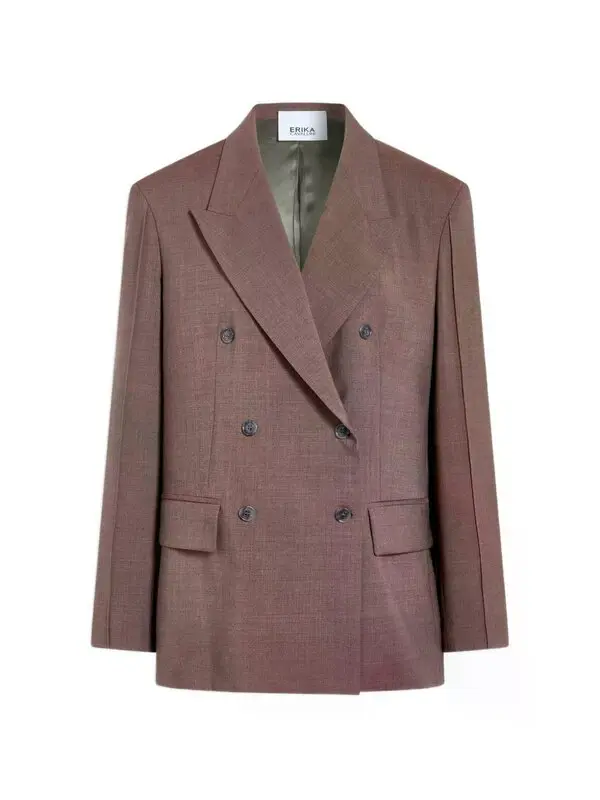 Erika Cavallini Double-breasted Peak-lapel Blazer