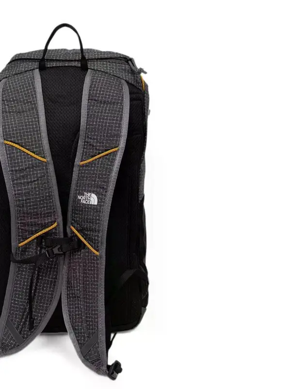 The North Face Clyffe Grid-print Mesh-panel Backpack - Black