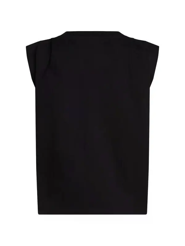 Karl Lagerfeld Rue St-guillaume Padded Shoulder T-shirt