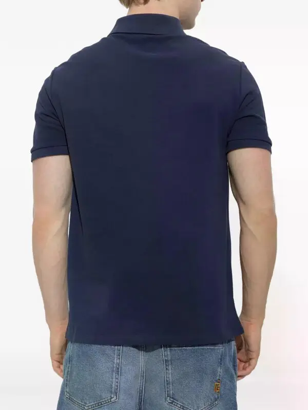Balmain Logo-embroidered Polo Shirt