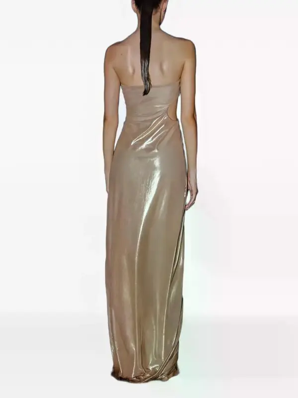 BAOBAB Mambe Cutout Maxi Dress - Brown