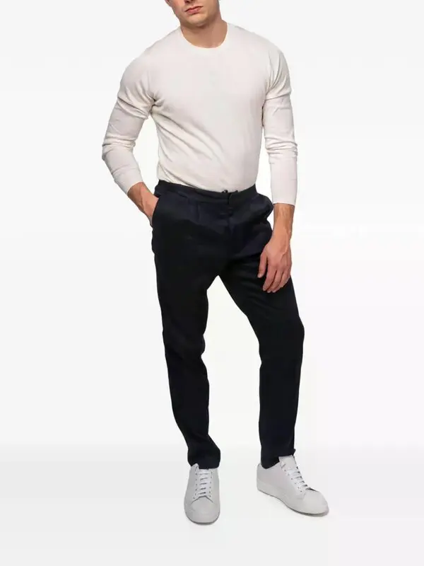 DEVORE INCIPIT Pleated Trousers With Elasticated Waistband