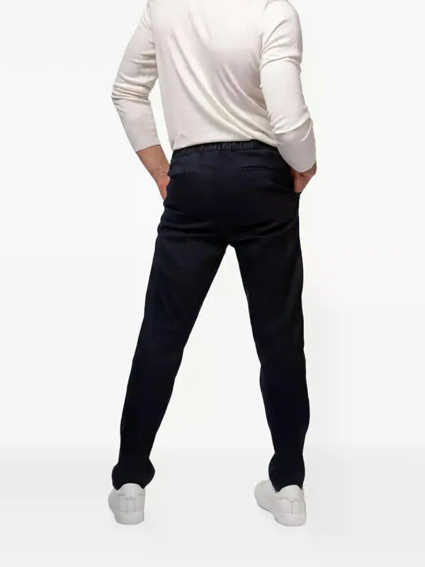 DEVORE INCIPIT Pleated Trousers With Elasticated Waistband