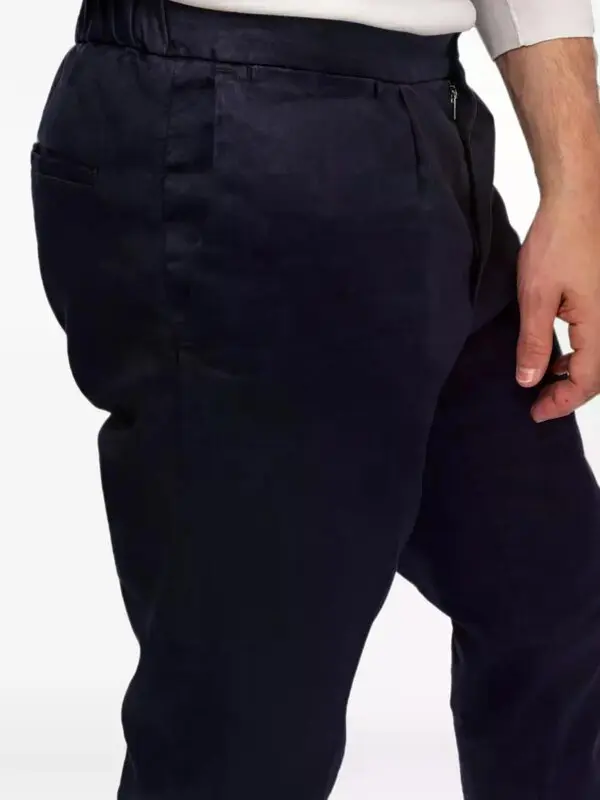 DEVORE INCIPIT Pleated Trousers With Elasticated Waistband