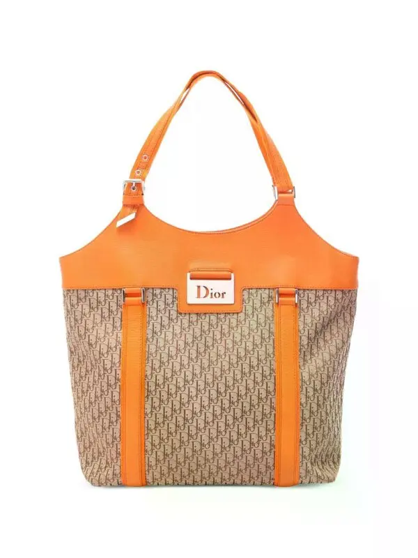 Dior Trotter Canvas Tote Bag - Neutrals