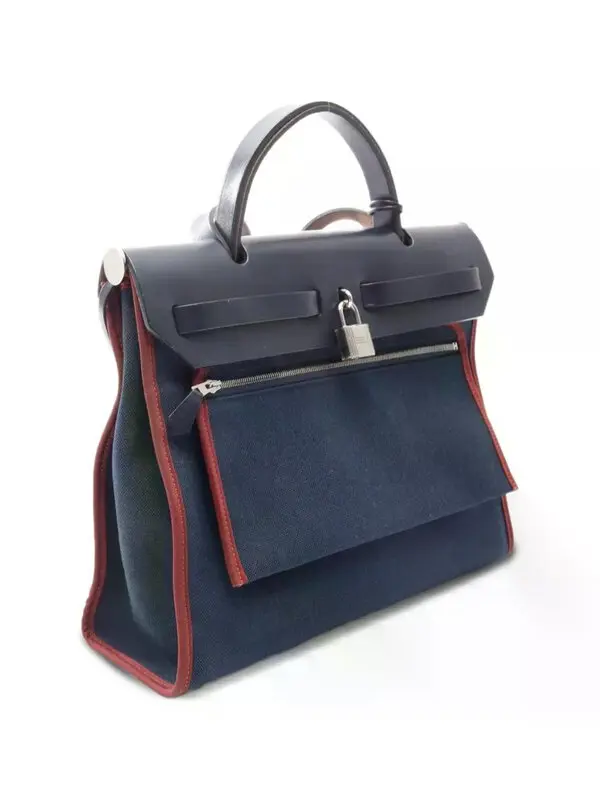 Hermès Herbag Zip Pm Handbag - Blue