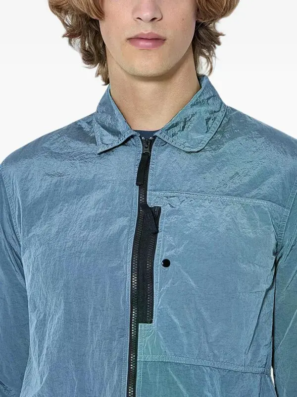 Stone Island Logo-patch Zip-up Jacket