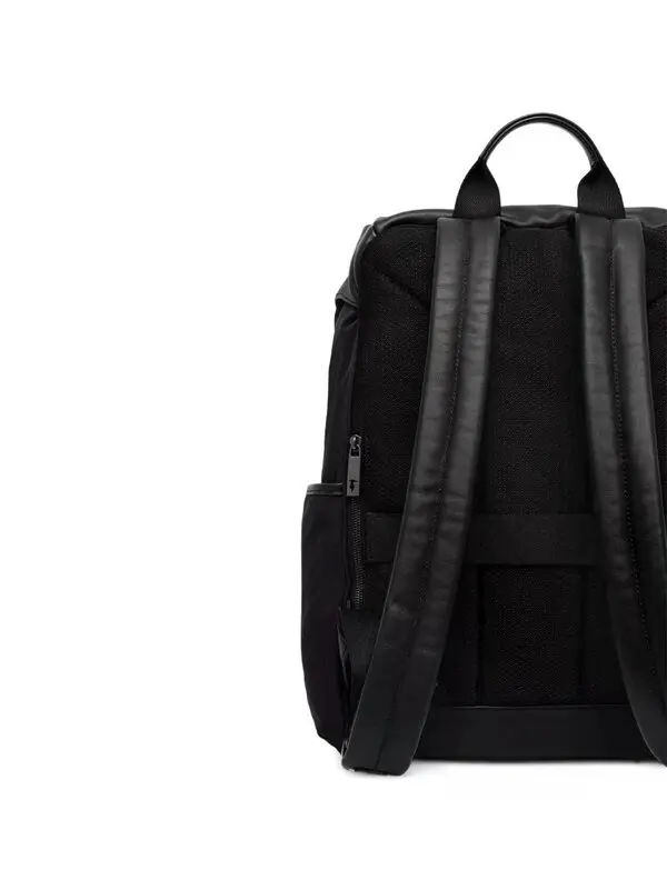 TRUSSARDI Buckled Drawstring Backpack