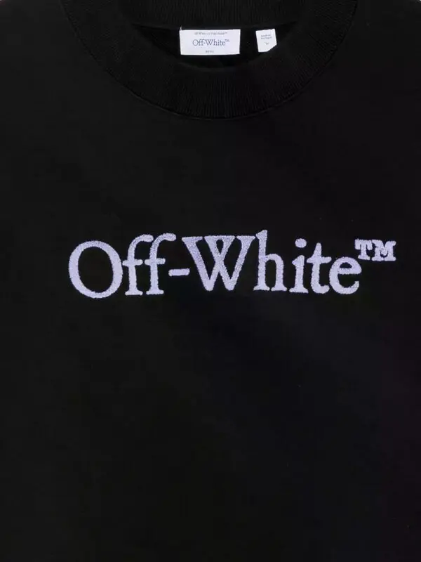 Off-White Embroidered Logo Sweatshirt