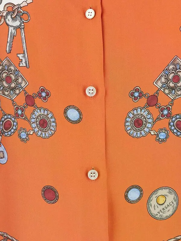 Versace Shirt With Stolen Jewels Print