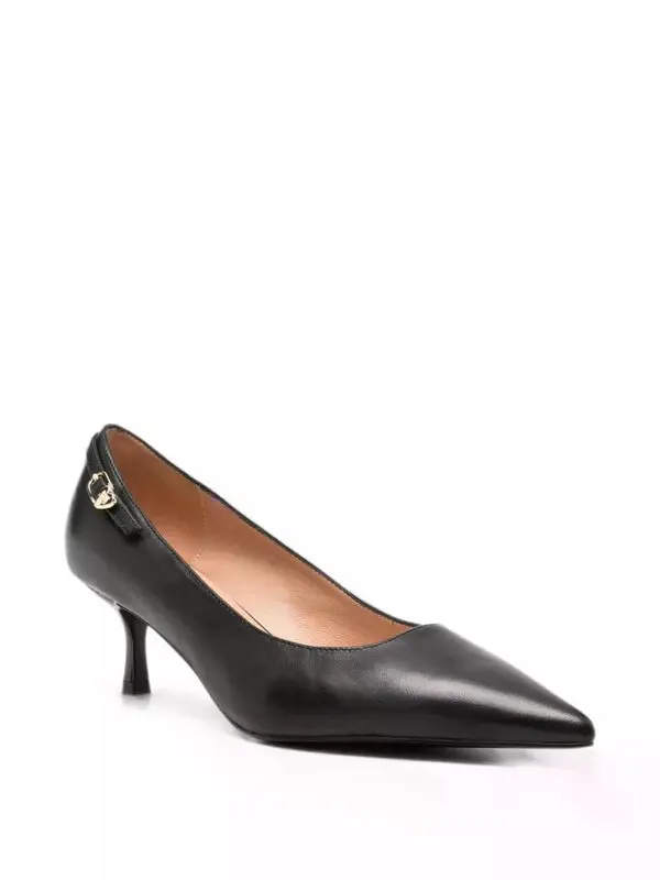 Moschino Pointed-toe Leather Pumps