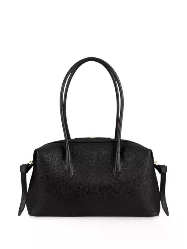 Yuzefi Brioche Pebble-grained Leather Tote Bag - Black