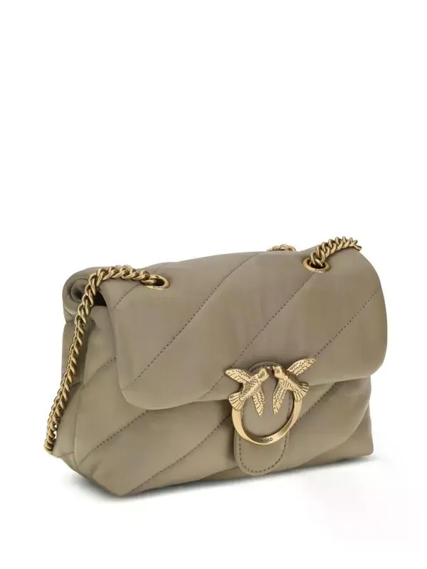 Pinko Small Love Bag Quilted Leather Cross Body Bag