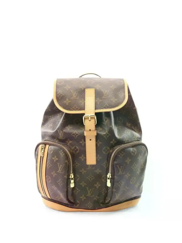 LOUIS VUITTON 2014 Bosphore Monogram Backpack - Brown