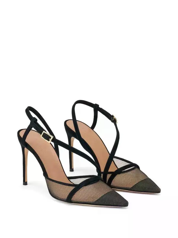 MALONE SOULIERS Valeria Mesh Slingback Pumps