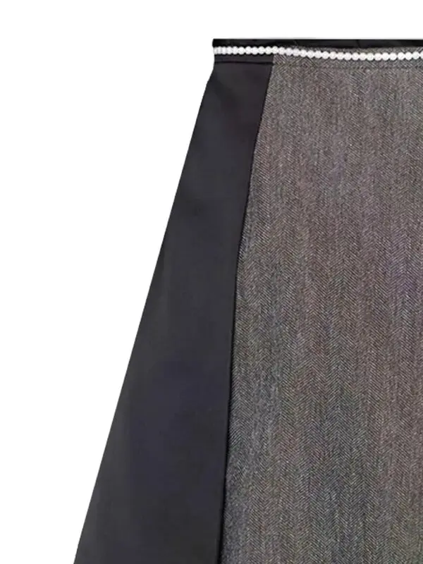 Kolor Asymmetric Panelled Midi Skirt