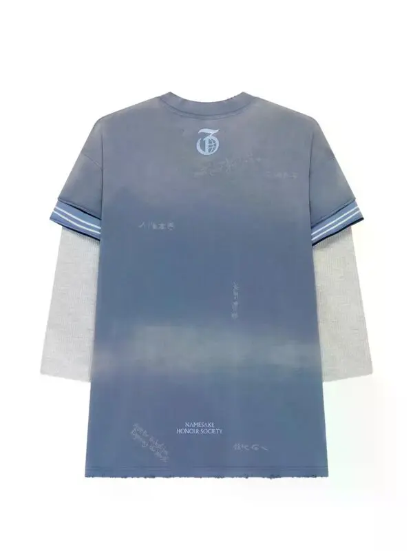 NAMESAKE Layered Striped T-shirt