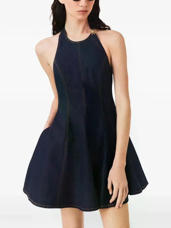 Maje Halterneck Mini Dress