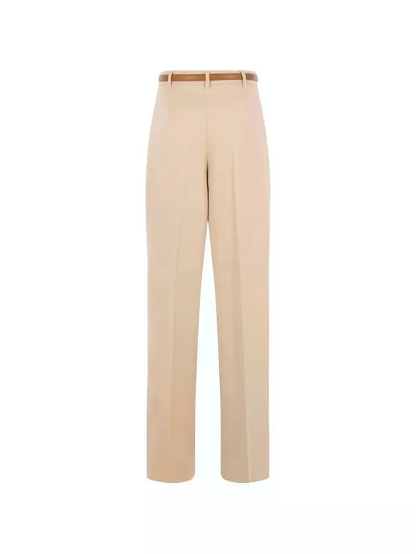 Max Mara Belted Pleated Trousers