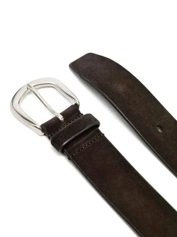 Officine Creative Suede Buckle-fastening Belt
