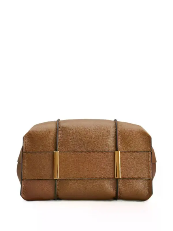 TOD'S T Timeless Shopping Bag In Leather Small - Brown
