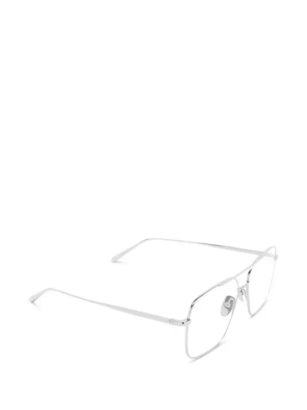 Chimi Pilot-frame Titanium Eyeglasses - Silver