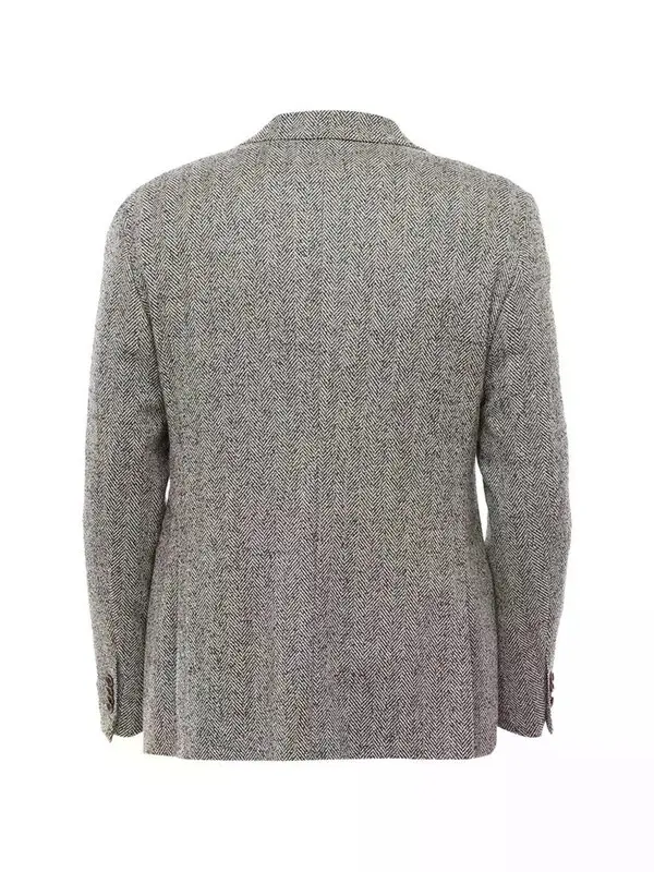 Corneliani Herringbone Single-breasted Blazer