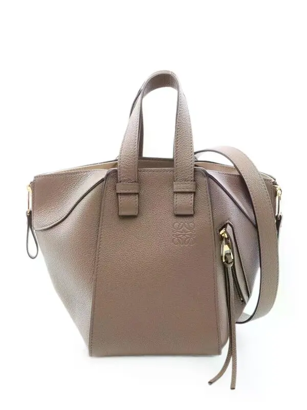 Loewe Hammock Compact Handbag - Brown