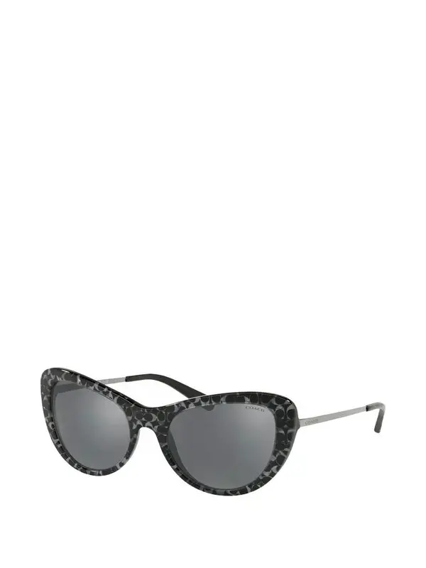 COACH Cat-eye Sunglasses With Monogrammed Frame