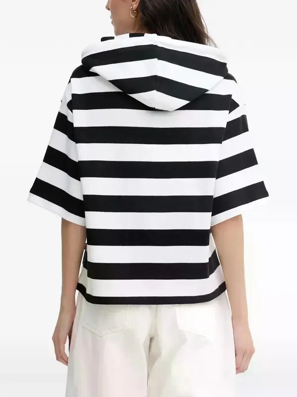 JOOP! Striped Logo-embroidered Hoodie