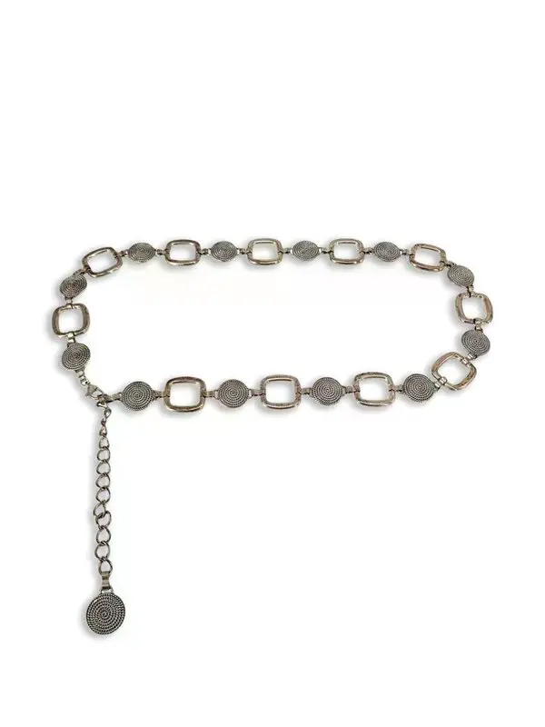MADISON Chain-link Belt - Silver