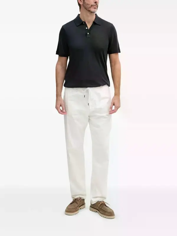 JOOP! Malioson Short-sleeve Button-up Polo Shirt