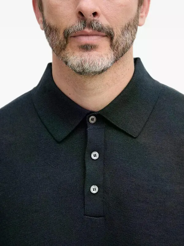 JOOP! Malioson Short-sleeve Button-up Polo Shirt