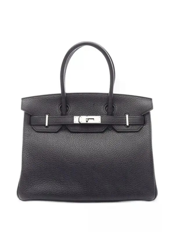 Hermès 30 Birkin Tote Bag - Black
