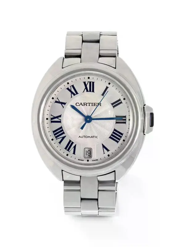 Cartier Clé De 35mm Stainless Steel Watch - Silver